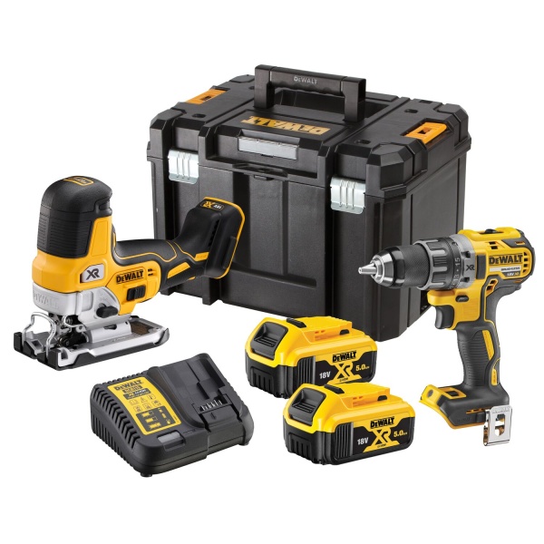 DeWalt DCK298P2T 18 v kit dcd791+dcs335+2x5,0, tstak vi | Köp f